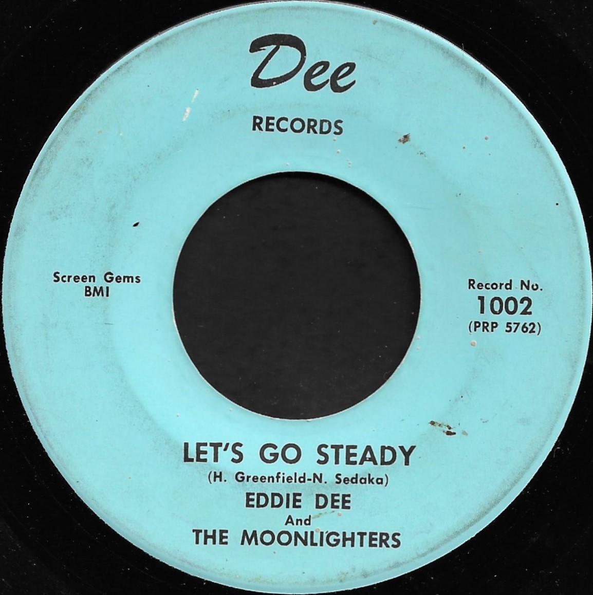 EDDIE DEE - LET'S GO STEADY (Dee) US 45 EX | Silver Fox Records - Adey ...